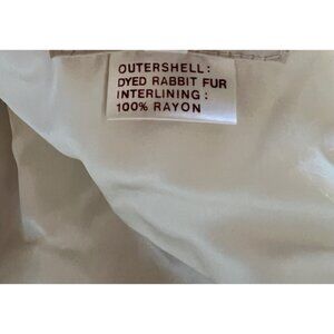 Elam | Jackets & Coats | Vintage Elam White Brown Beige Rabbit Fur Zip ...